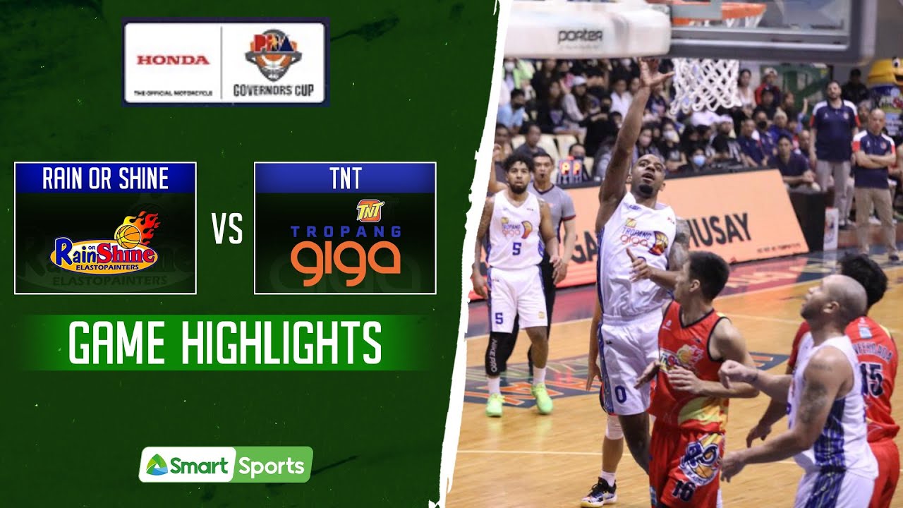 TNT def RAIN OR SHINE | Honda PBA Season 47 Governors' Cup - YouTube