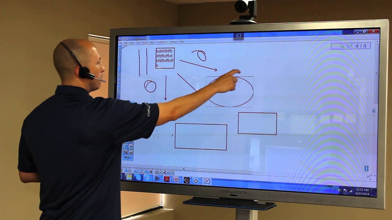 OneScreen™ h1 - All-in-one collaboration hubware. Our full demo. - YouTube