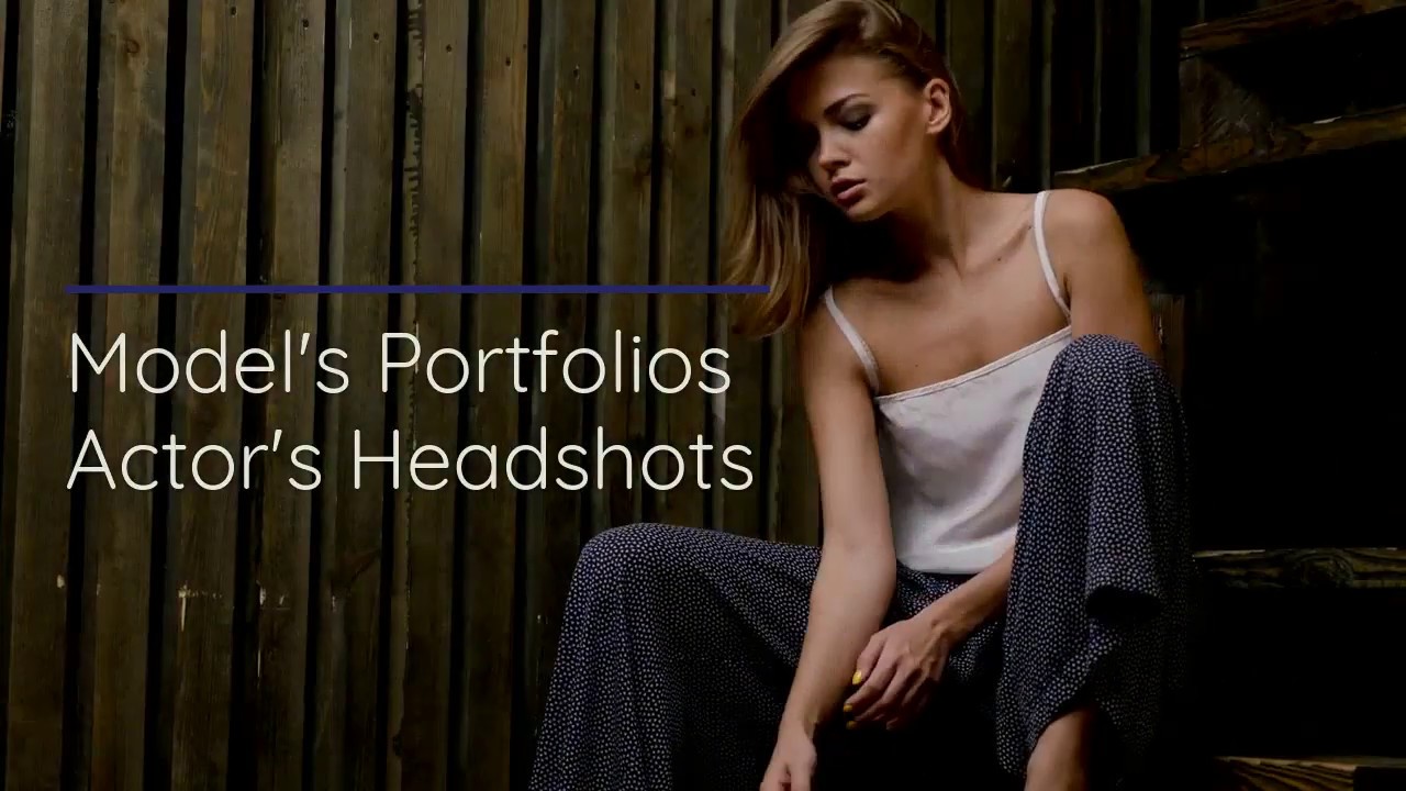 Models, Actors Photography (Shots that Stand Out) - YouTube