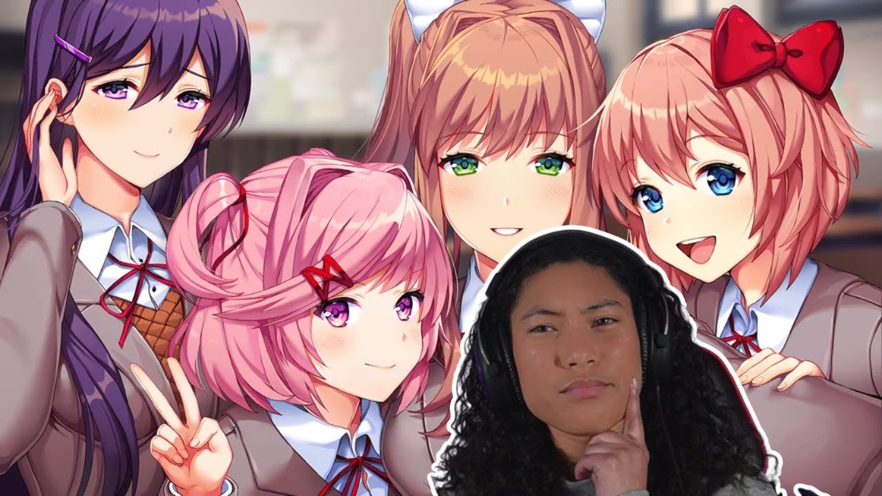 CUTE AND SWEET AND... Scary? ~ Doki Doki Literature Club: Episode 1 ...