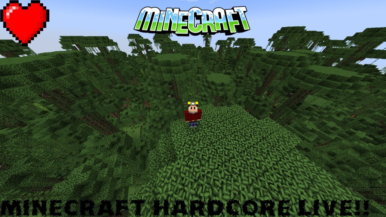 Minecraft Hardcore Live! Path to 400 subs! - YouTube