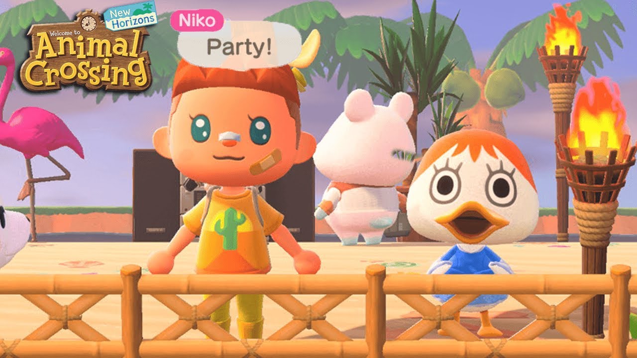 I Took My Villagers to an EPIC BEACH PARTY... - YouTube
