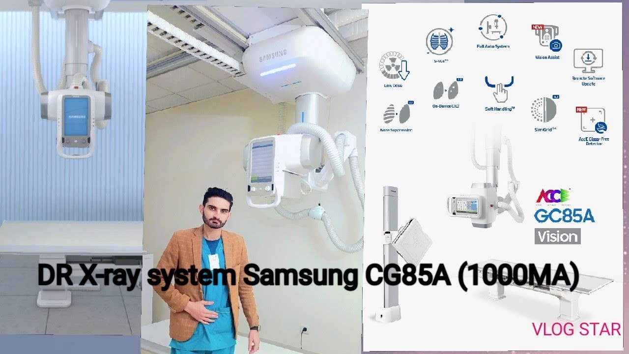 How to control (DR) x-ray system Samsung GC85A (1000MA) - YouTube