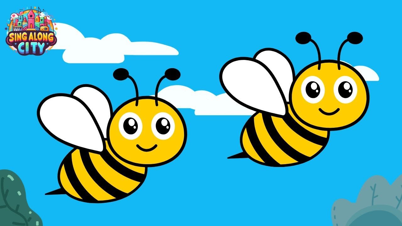 The Bee Song | Bees Keep on buzzing ! | Fun and educational song about ...