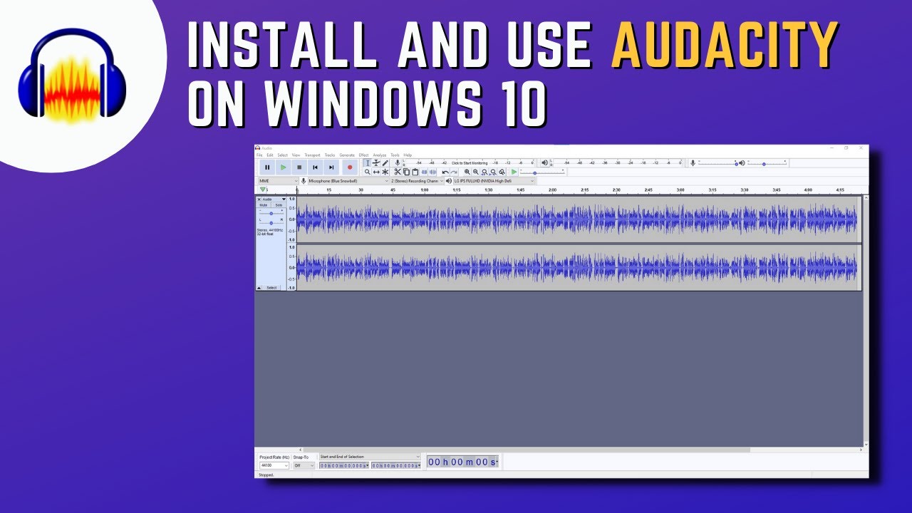 How to Install Audacity on Windows 10 - YouTube