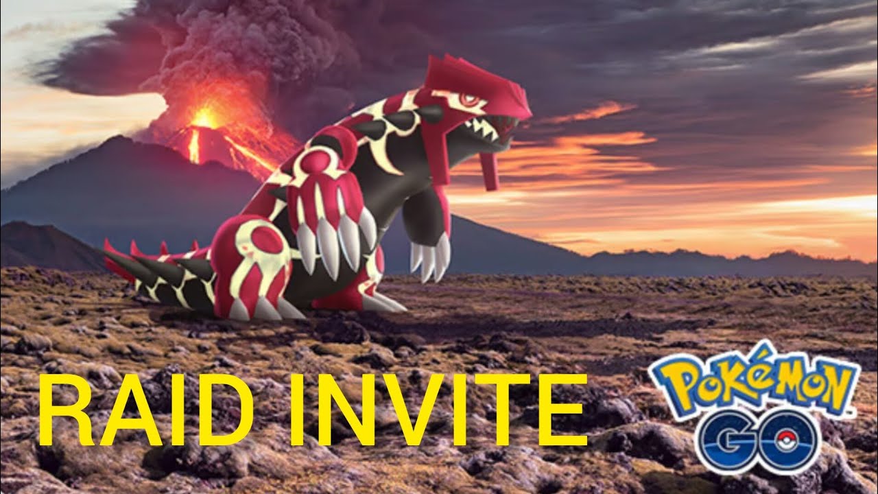 PRIMAL GROUDON RAID INVITE | RAID DAY | POKEMON GO. - YouTube