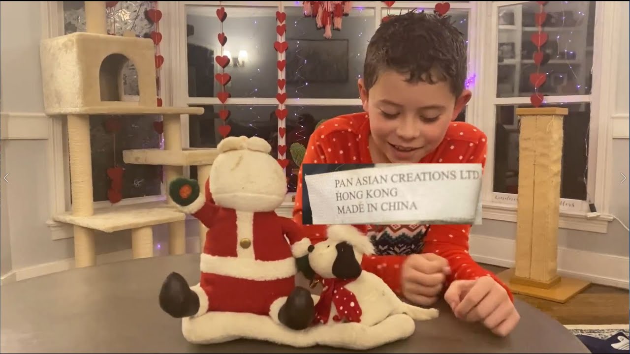 Cute Santa and Doggy ANIMATRONIC | Pan Asian Creations LTD - YouTube