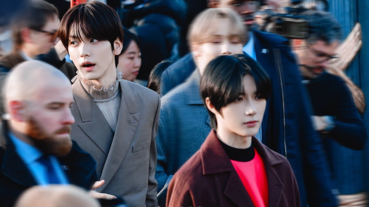 240119 TOMORROW X TOGETHER TXT are the MAIN EVENT @ Dior fashion show ...