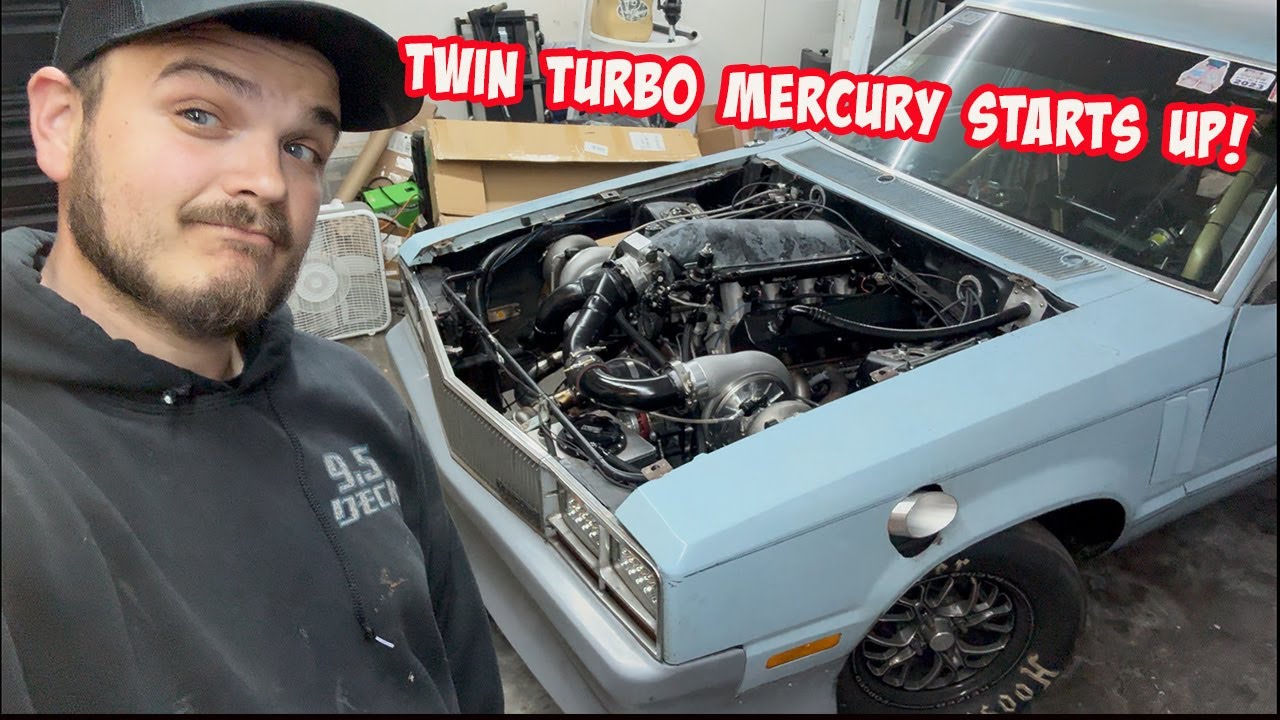 Twin Turbo Small Block Ford Makes some Noise!!! FIS GTR Turbos?! - YouTube
