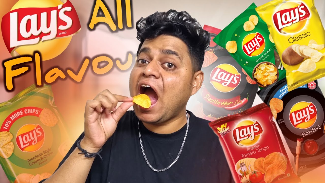 TRYING EVERY LAY'S FLAVOUR IN INDIA | Imran k vlogs - YouTube