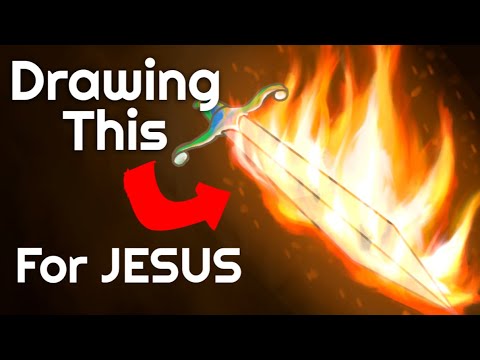 Flames of Faith Drawing Inspiration from Jesus | Drawing for Jesus ...