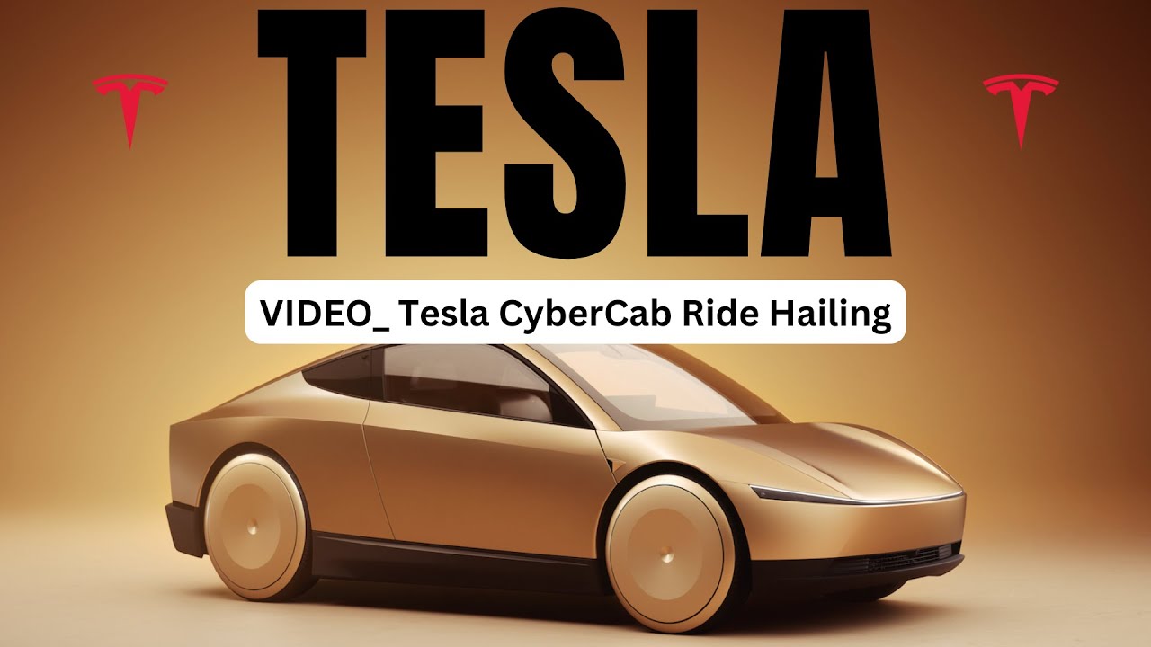VIDEO: Tesla CyberCab Ride Hailing - YouTube