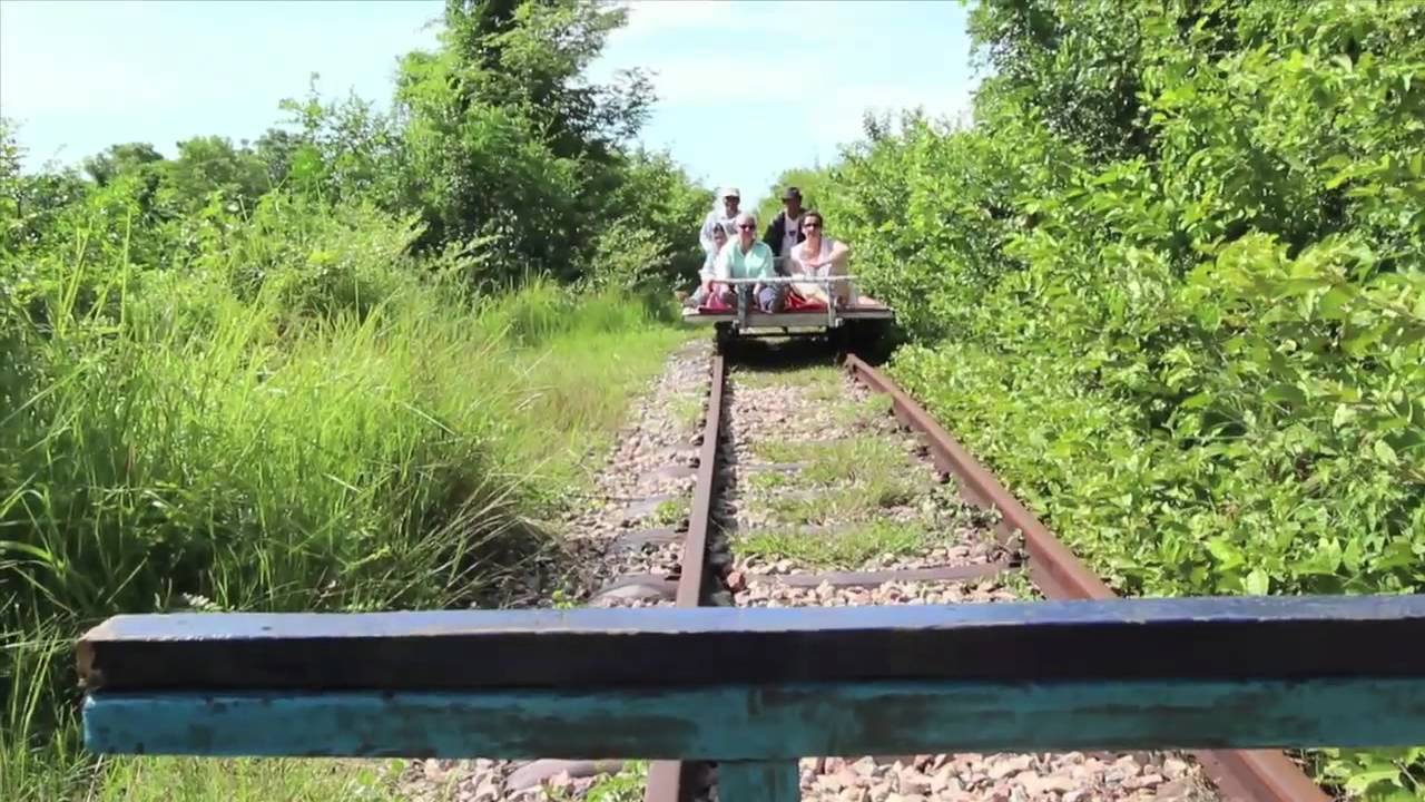 Bamboo Train of Battambang, Cambodia - YouTube