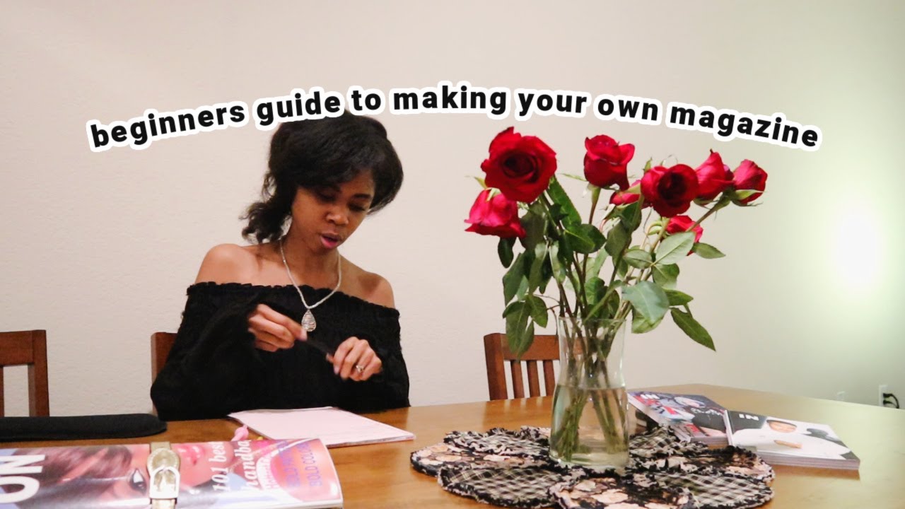 how to make your own magazine - YouTube