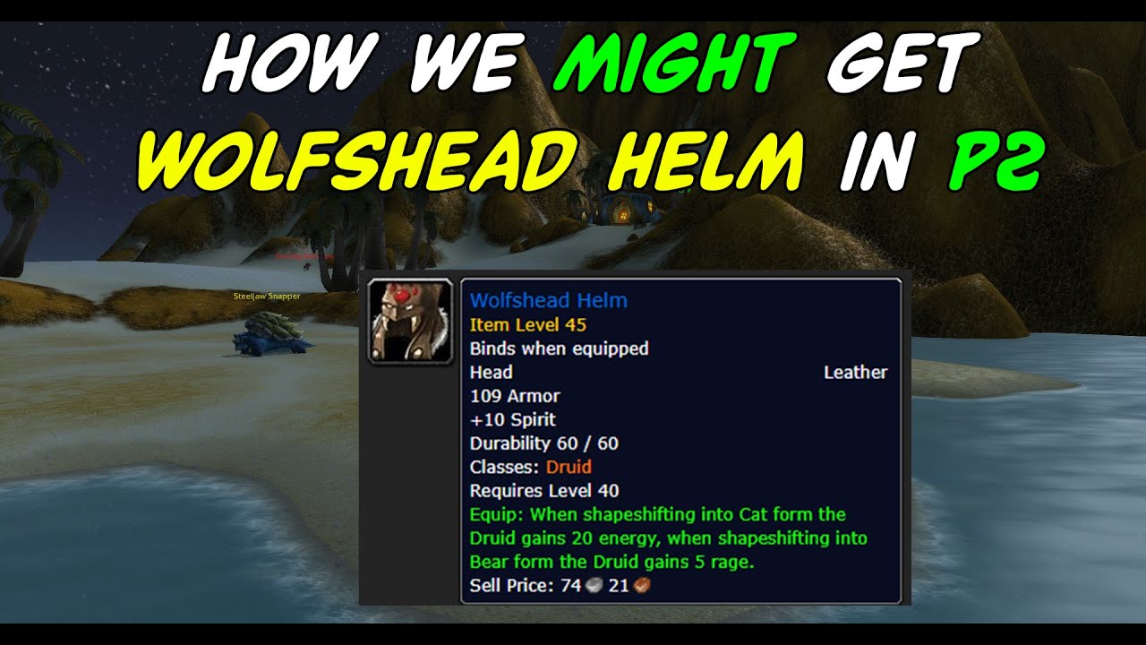 *Irrelevant as of new P2 info* How to potentially get Wolfshead Helm in ...
