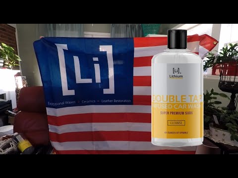 Lithium Auto Care Double Tap car shampoo unboxing with extras