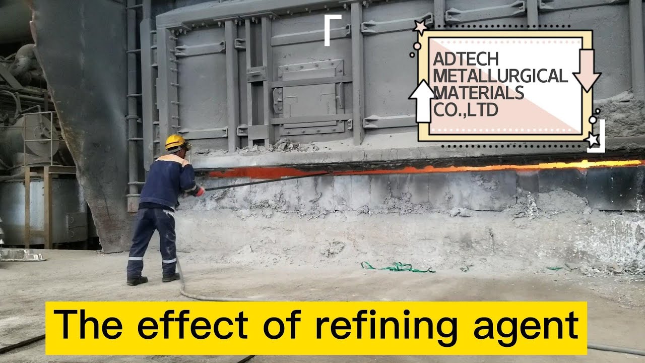 Granular Degassing Refining flux for casting aluminum and molten alloy ...