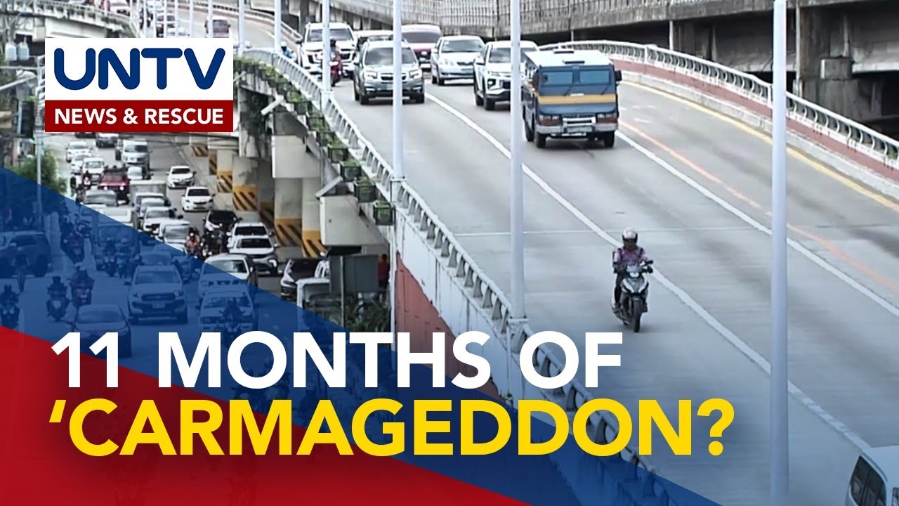 EDSA Kamuning flyover to close for 11 months for retrofitting ...