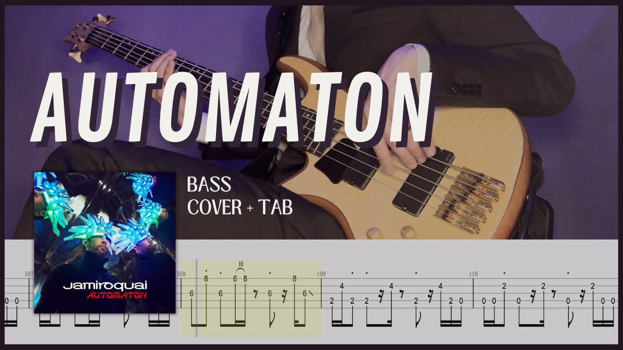 Automaton - Jamiroquai (Bass Cover with Tab) - YouTube