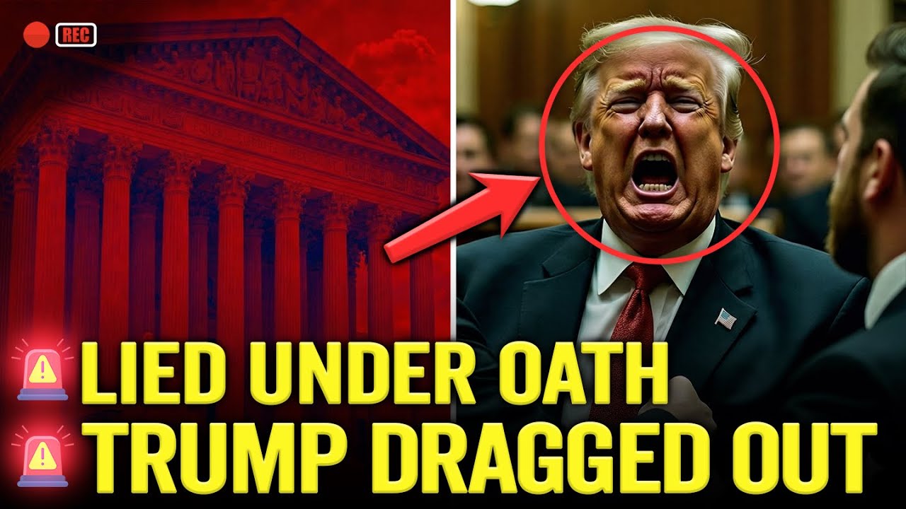 Trump DRAGGED from Court after CAUGHT Lying Under Oath - YouTube