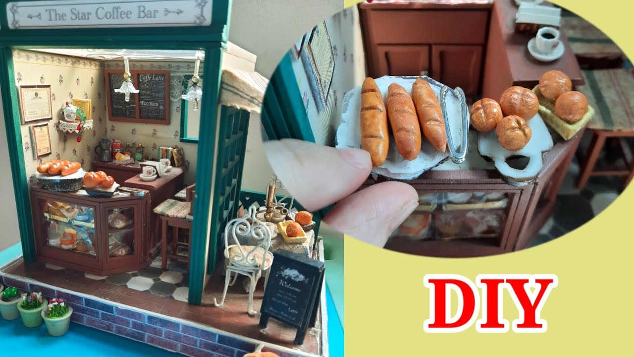 Simple Mini French Bread Clay Tutorial |DIY Miniature Cafe Model ...