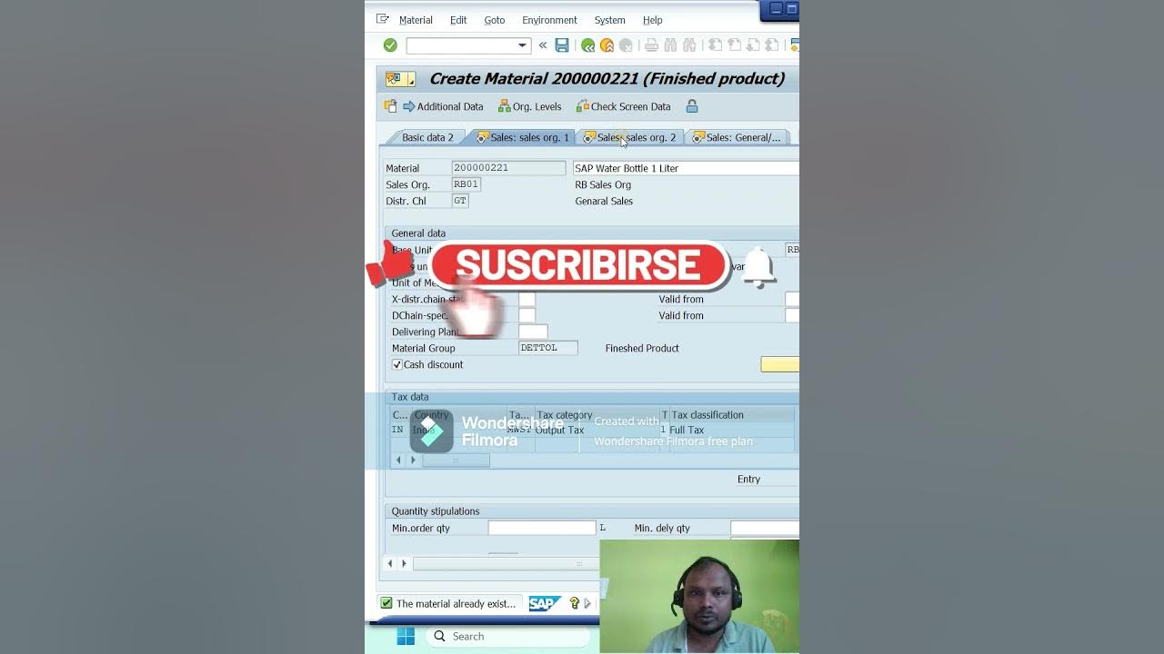 How to Extend Material in SAP | Step-by-Step Tutorial - YouTube