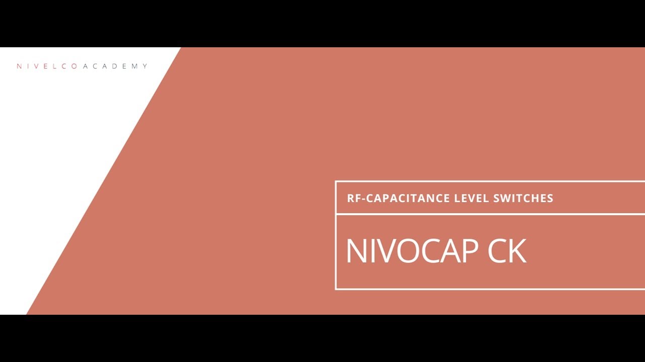 NIVOCAP CK – RF-capacitance level switches @NIVELCO Academy - YouTube