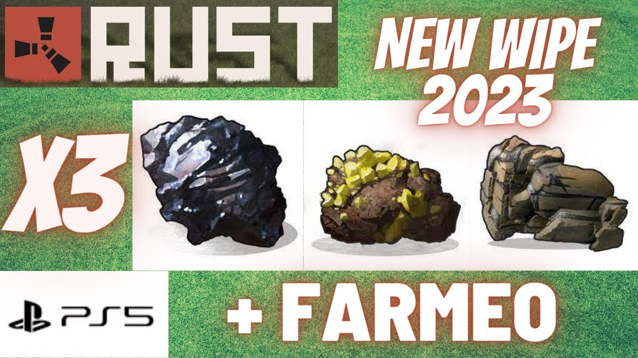 RUST COMO CONSEGUIR MAS AZUFRE METAL PIEDRA consolas 2023 AUMENTO DE ...