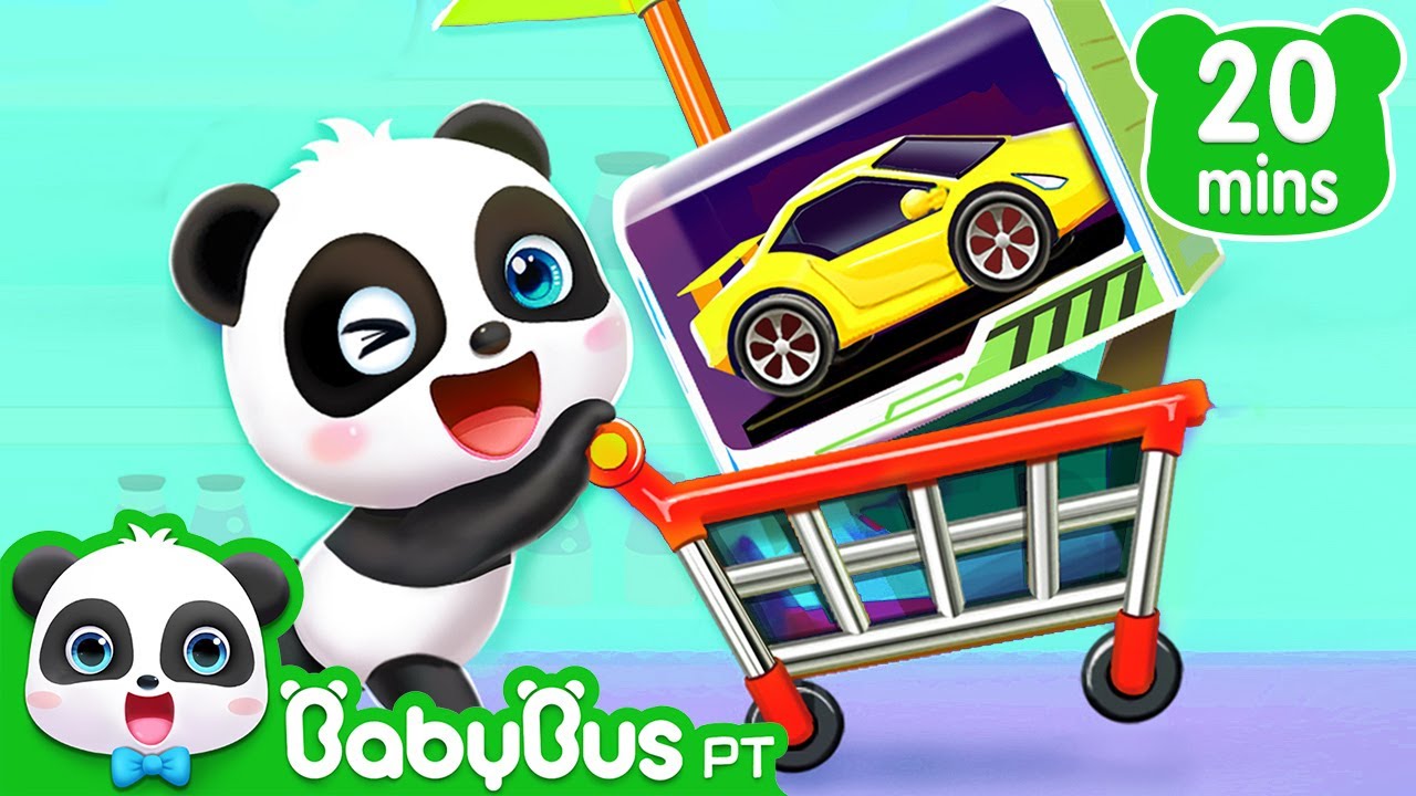 🐼 Desenho Animado | Kiki Vai ao Supermercado | Desenho Infantil ...