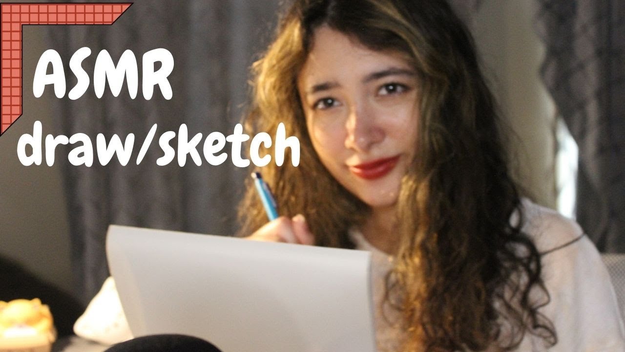 ASMR ️ 🤪drawing and sketching random stuff - YouTube