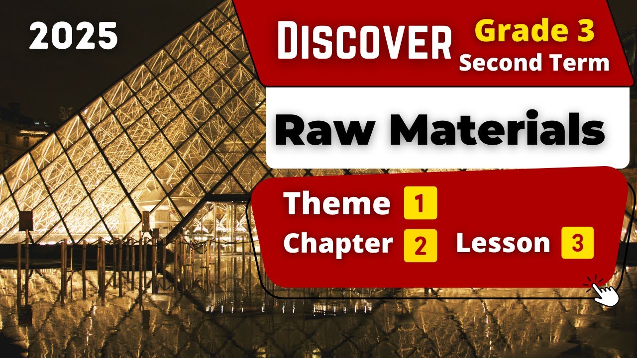 Raw Materials | Grade 3 | Theme 3 - Chapter 2 - Lesson 3 | Discover ...
