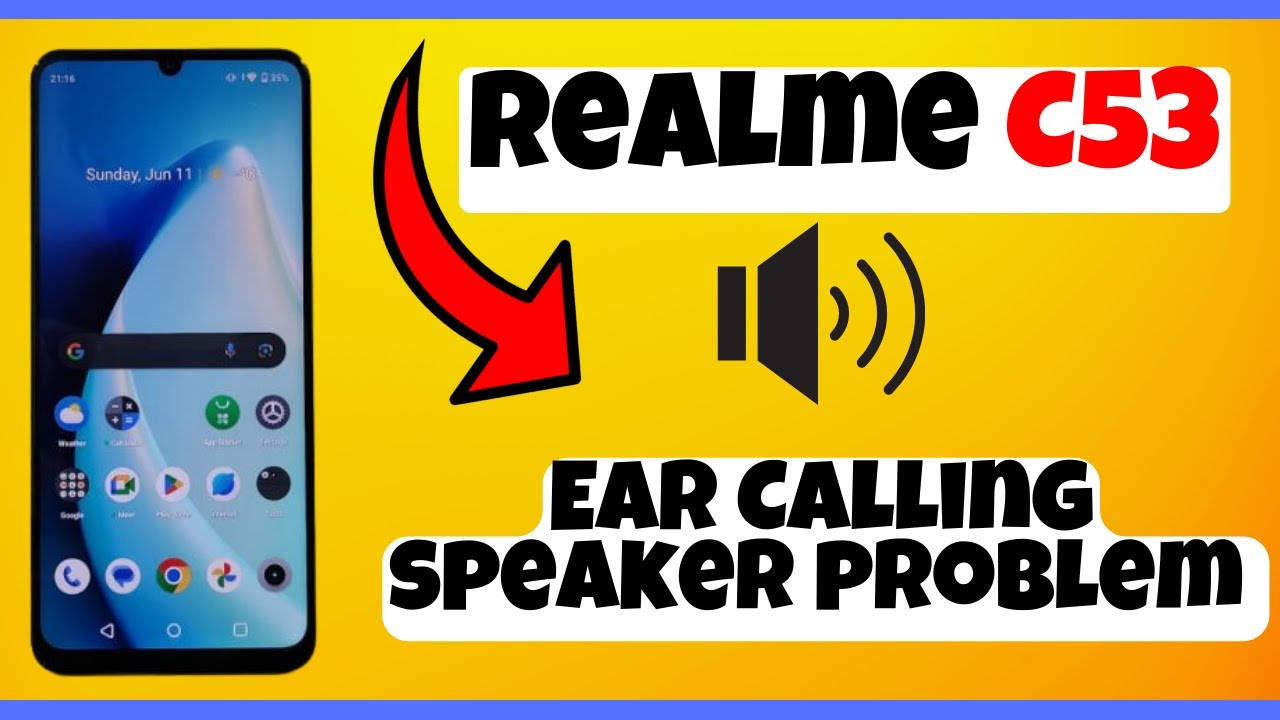 Ear Calling speaker problem Realme C53 || How to solve ear calling ...