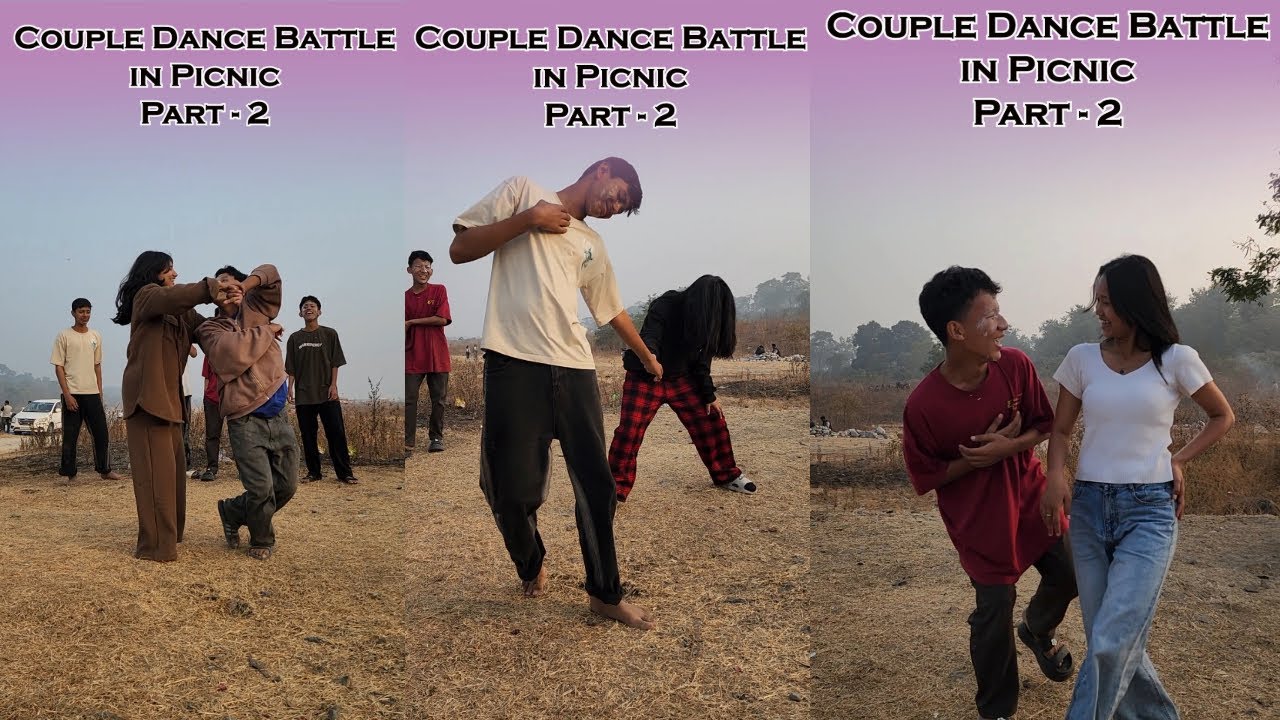 🎉 Couple Dance Battle | Picnic Part 2 🎉 Girls vs. Boys Couples Edition ...