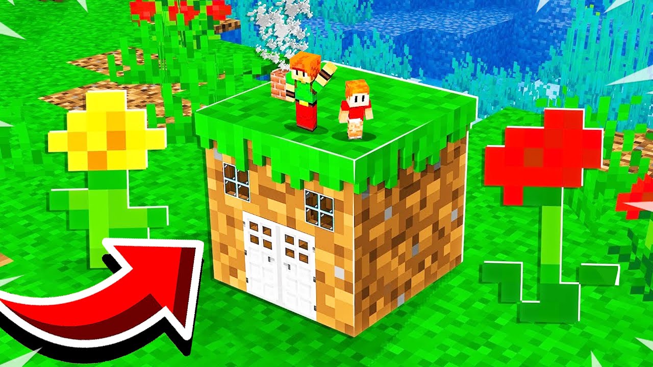 Survivre Dans Un Bloc De Terre Sur Minecraft Trop Cool Youtube