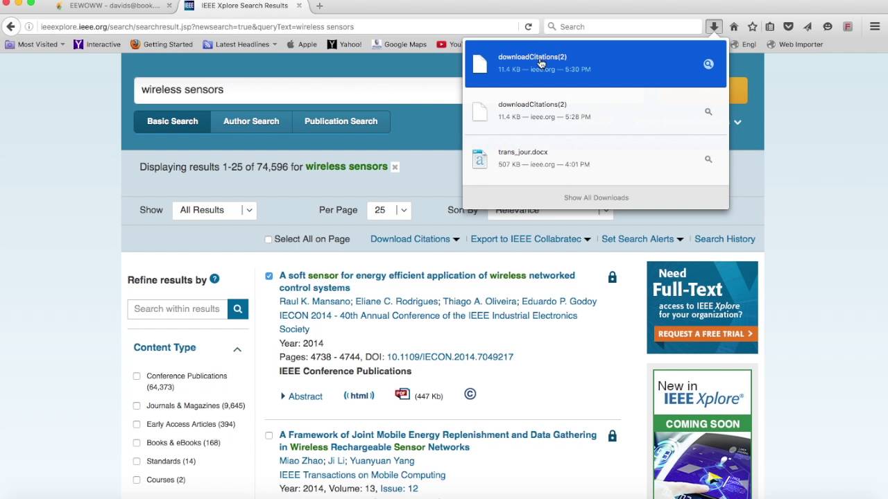 EEWOWW quick video guide - add item using RIS import - YouTube