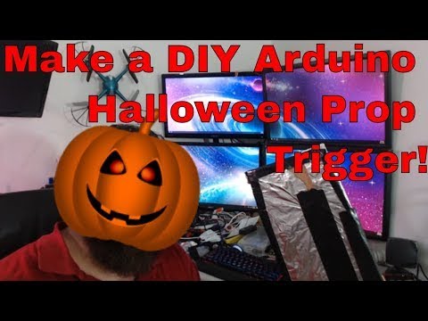 How to make your own arduino halloween prop step pad! - YouTube