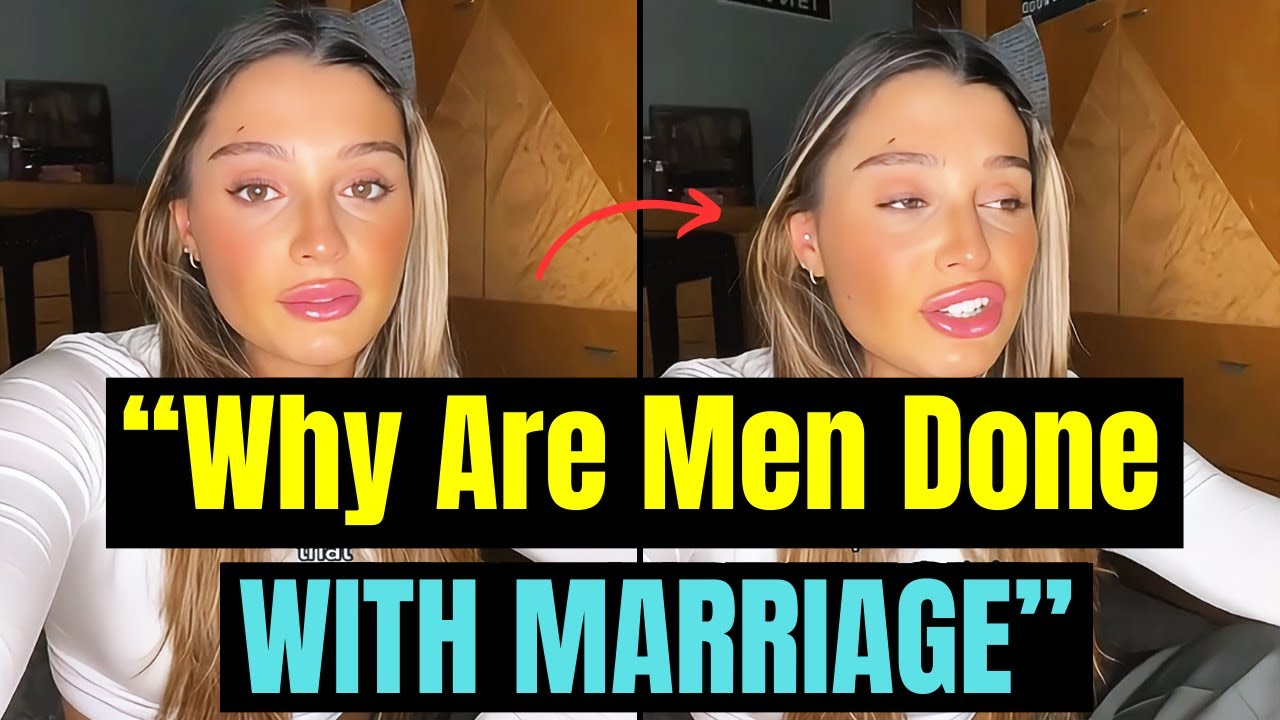 Why Aren't Men "GETTING MARRIED" Anymore| Nobody Wants To Get Married ...