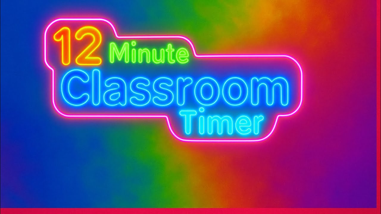 12 Minute Countdown Timer Music (Relaxing, Classroom) - YouTube