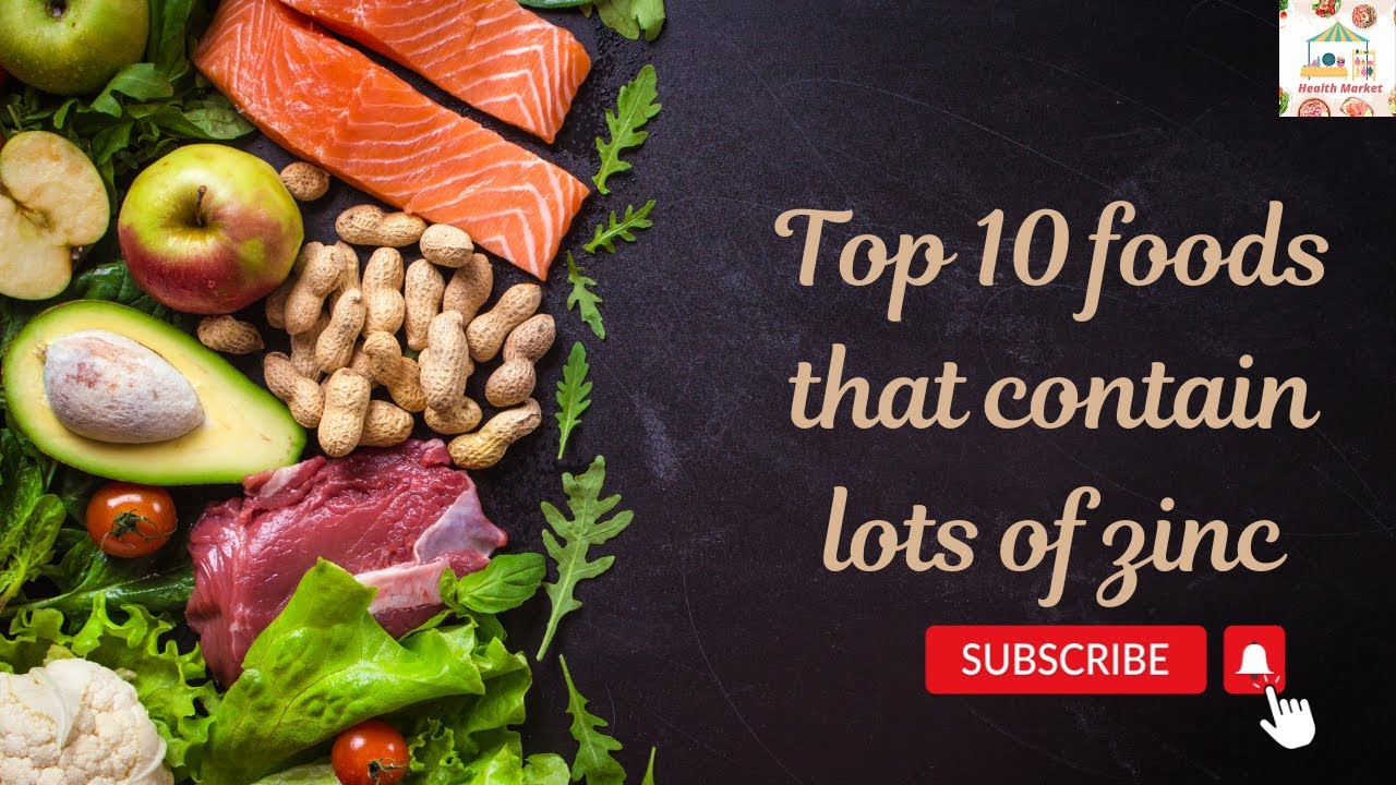 Top 10 foods that contain lots of zinc - YouTube