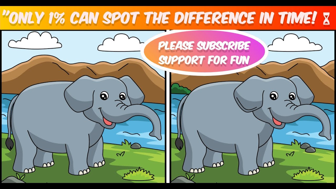 "Only 1% Can Spot the Difference in Time! ⏳ | Visual Puzzle Challenge ...