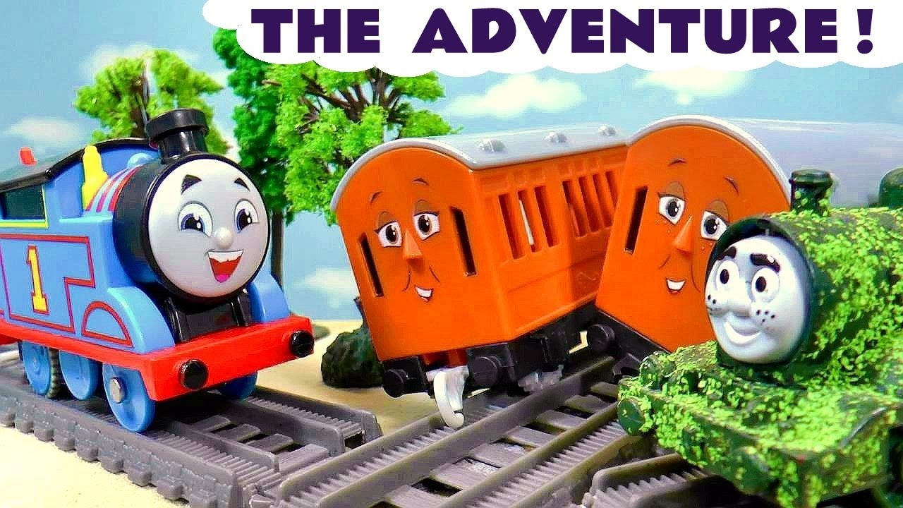 Annie and Clarabel's Adventure Toy Train Story with Tom Moss - YouTube