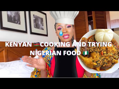 A DAY IN NIGERIAN KITCHEN COOKING AND EATING NIGERIAN MEALS ...