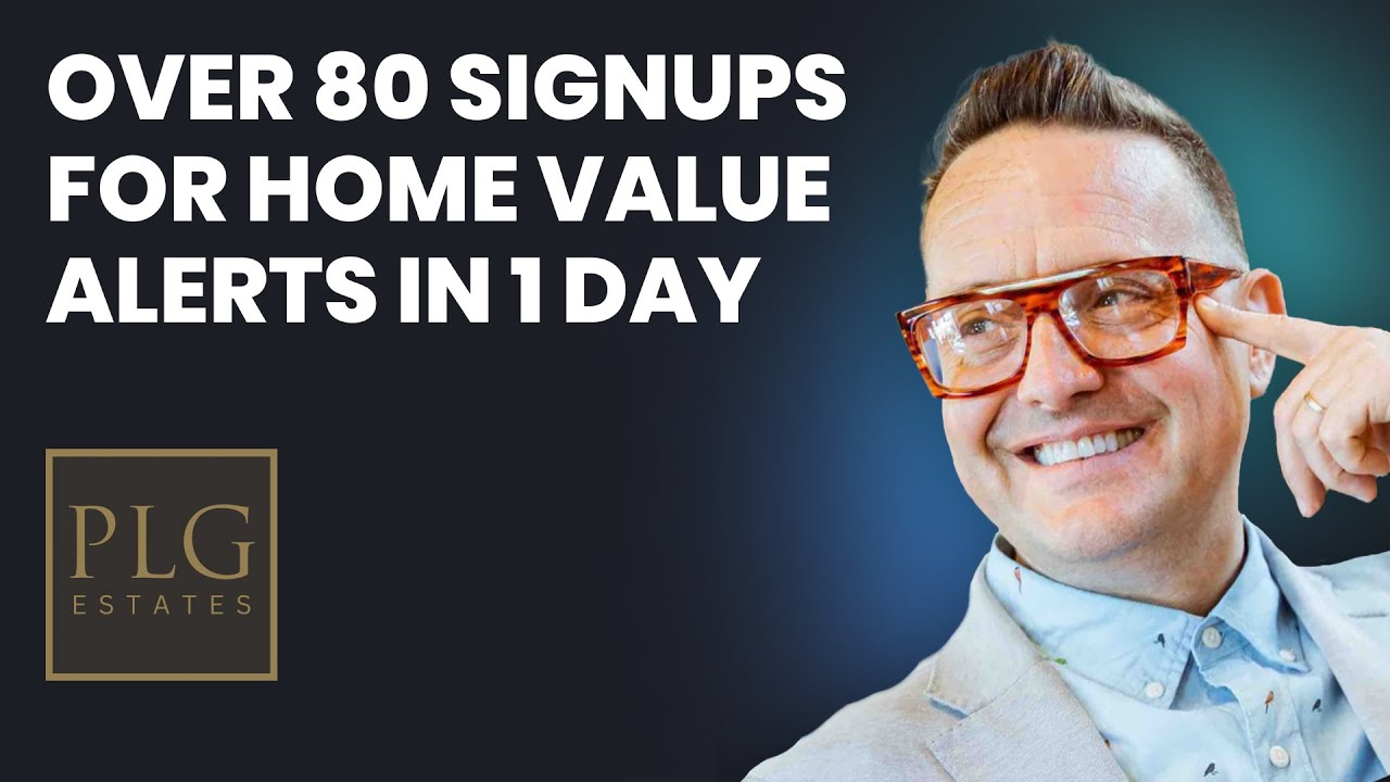 Over 80 signups for Home Value Alerts in 1 day - Pete Lorimer on ...