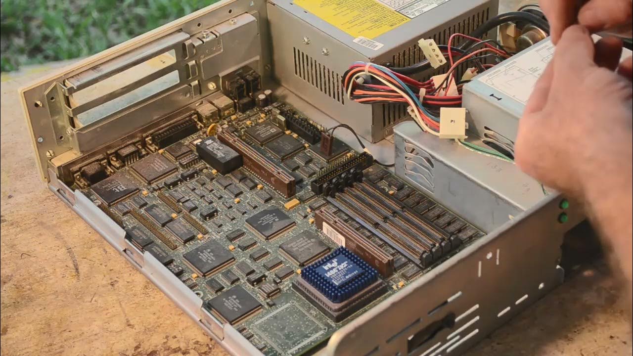 Resurrecting A 486 DX2 66 Computer Headed For Scrapping Part 1 - YouTube