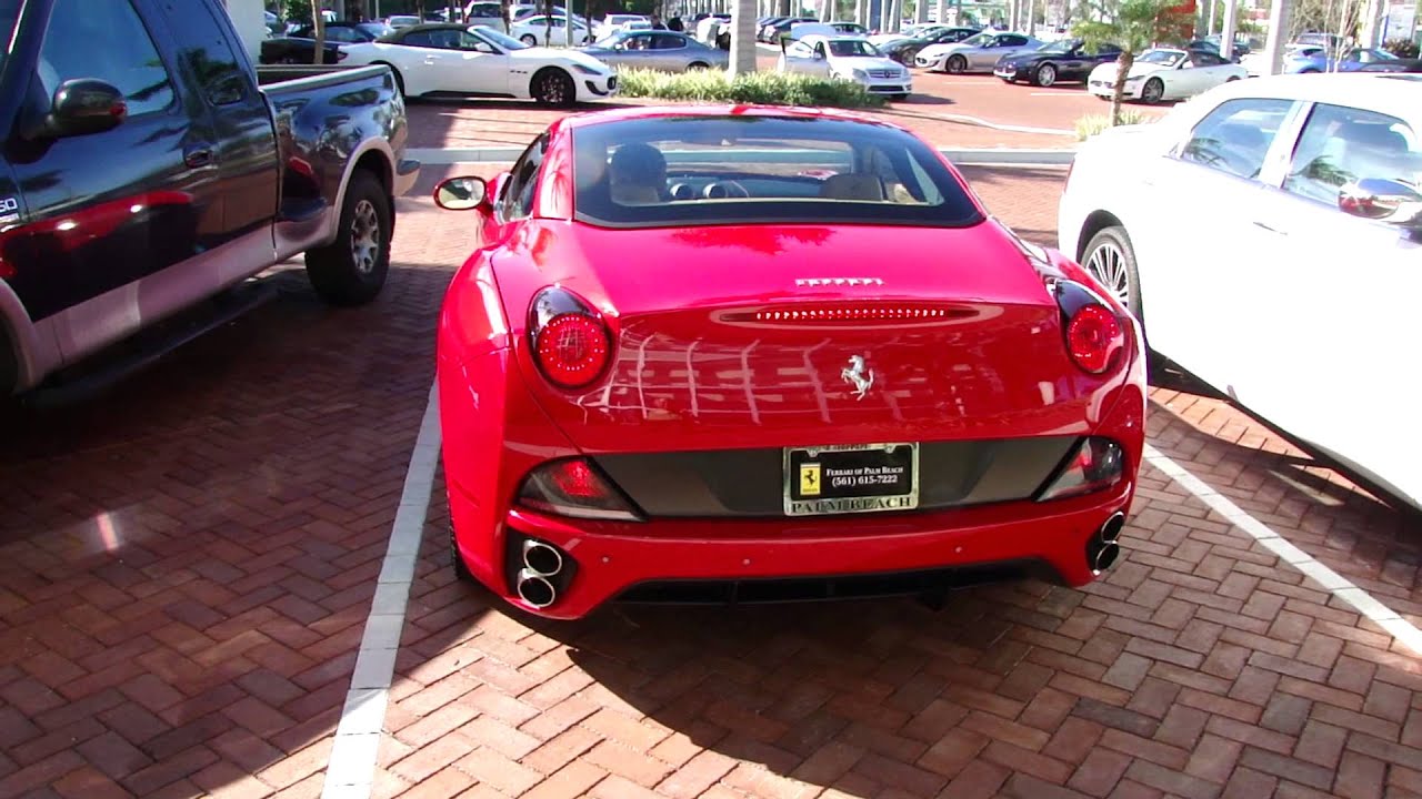 Ferrari California Rev & Drive - YouTube