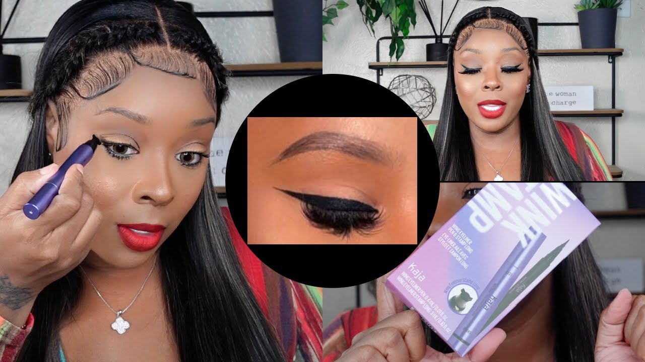 2 STEP WING LINER STAMP! TRY THIS METHOD ASAP| WING EYELINER PEN ...