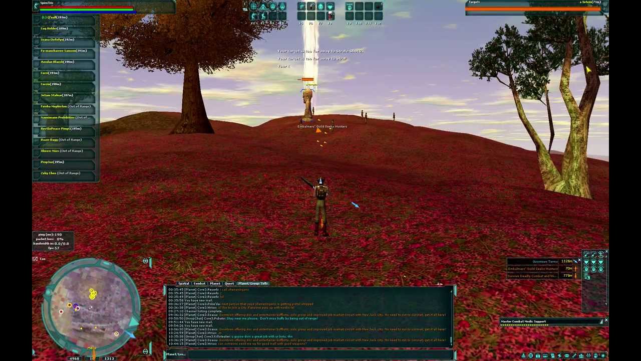 SWGEmu Master Rifleman Mission Running - YouTube