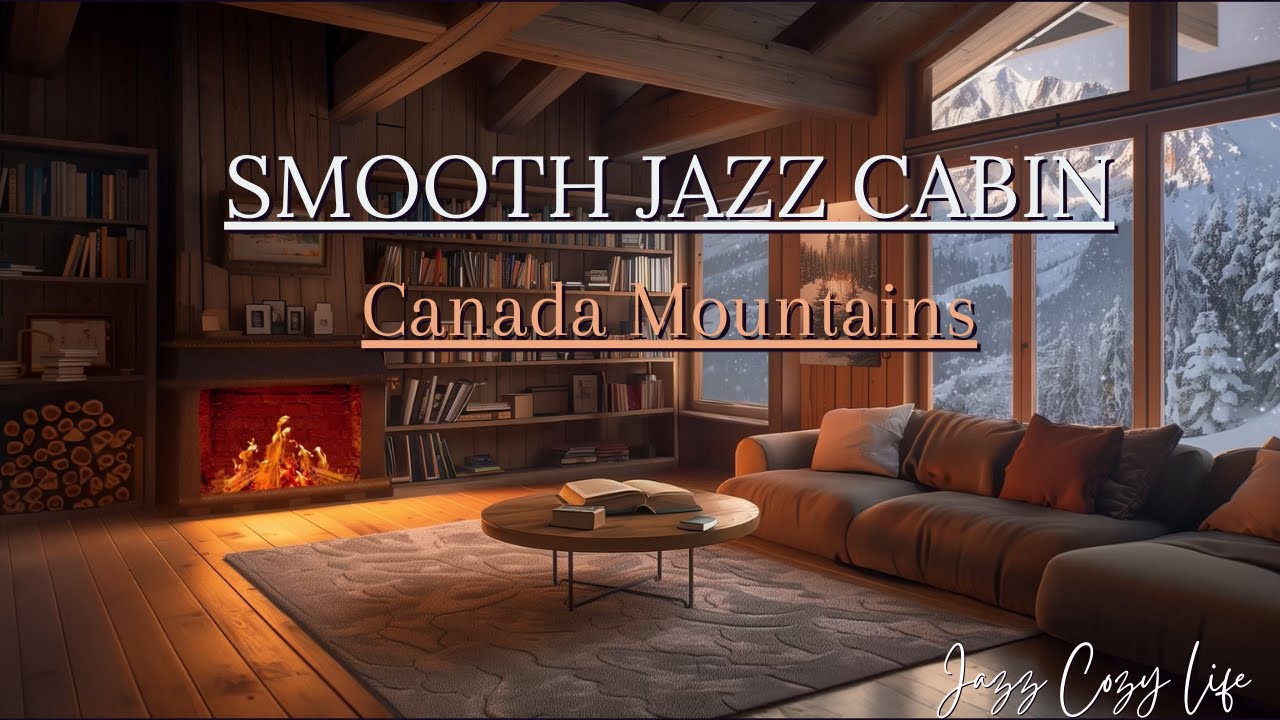 Smooth Jazz Cabin - 🌨️ A Cozy Getaway in the Canadian Mountains ...