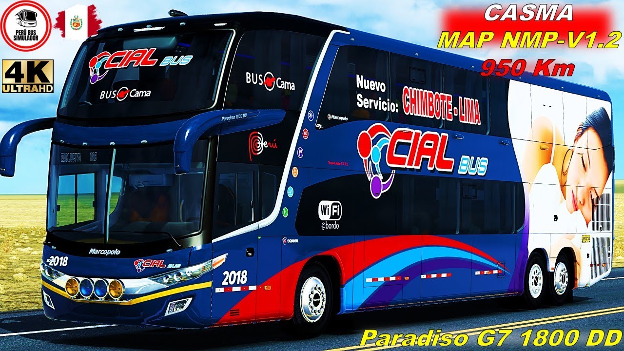 Paradiso G7 1800 DD / Map Perú NCS-V3 / CIAL BUS / #ncsmap #ets2perù # ...