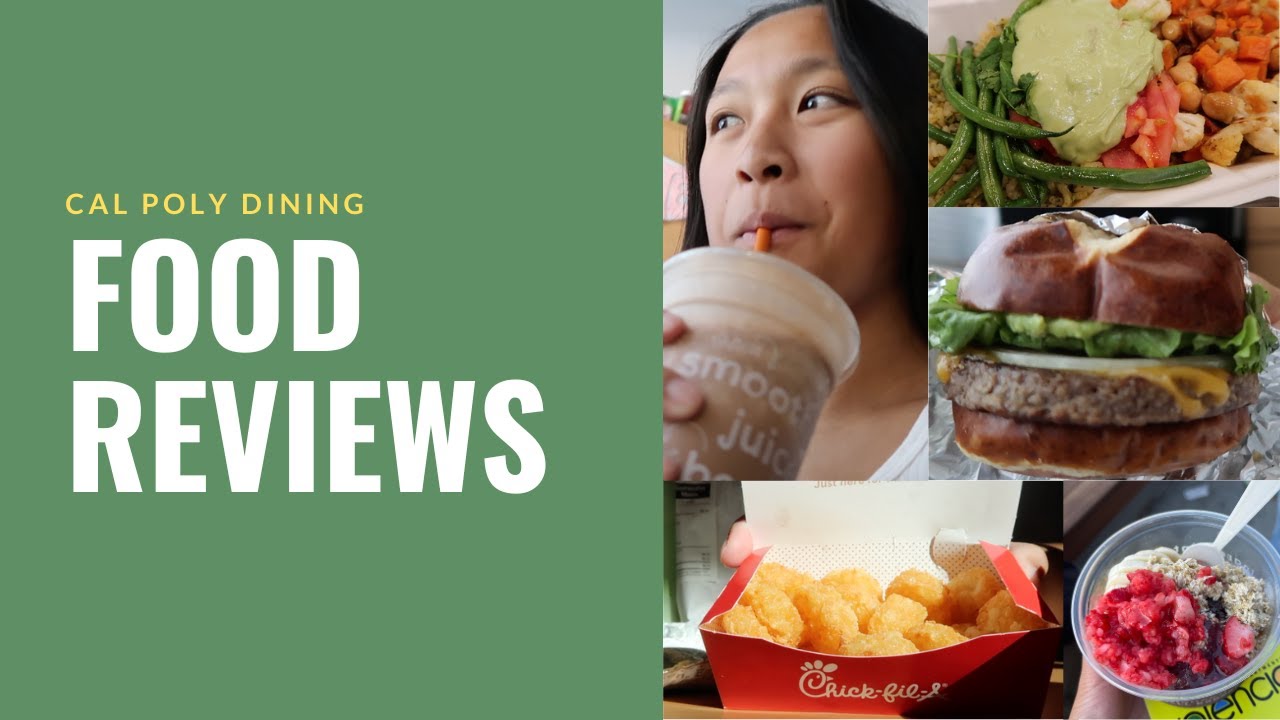 taste testing cal poly food | giving reviews! - YouTube
